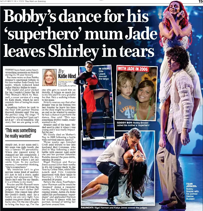 Bobby’s dance for his ‘superhero’ mum Jade leaves Shirley in tears - PressReader