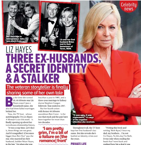 THREE EX-HUSBANDS, A SECRET IDENTITY & A STALKER - PressReader