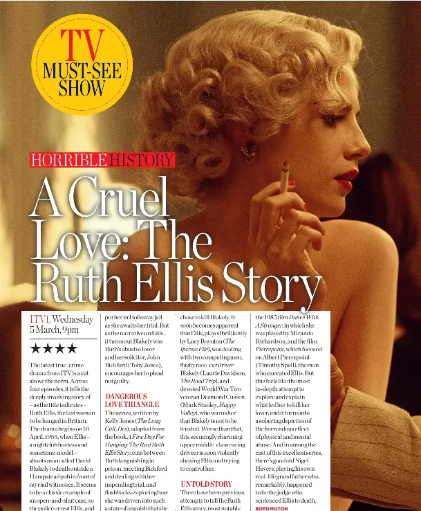 HORRIBLE HISTORY A Cruel Love: The Ruth Ellis Story - PressReader