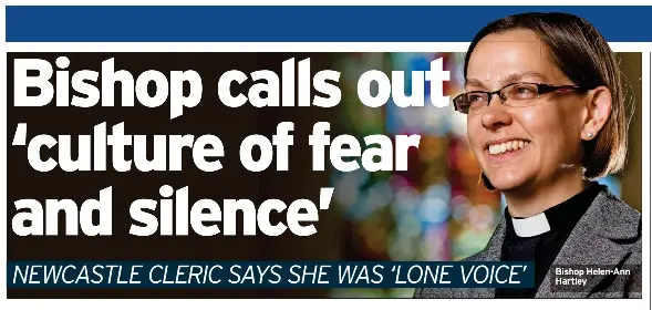 Bishop calls out ‘culture of fear and silence’ - PressReader