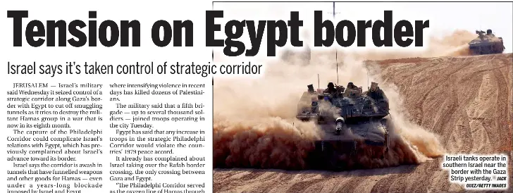 Tension on Egypt border - PressReader