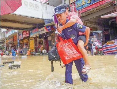 Heavy rain triggers rare flood, bridge collapse in Guizhou - PressReader