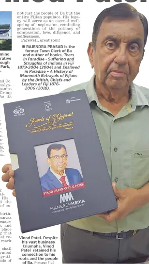 A tribute to Vinod Patel - PressReader