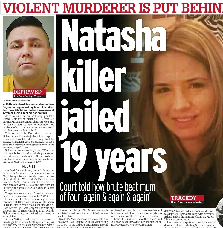 Natasha killer jailed 19 years - PressReader