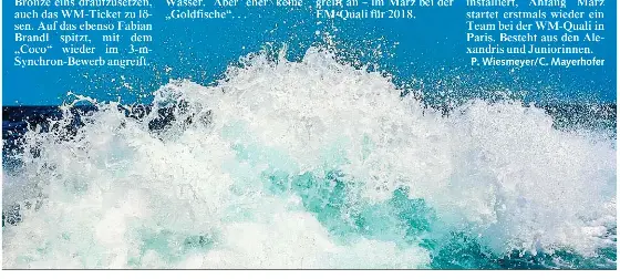 Wasser marsch! - PressReader