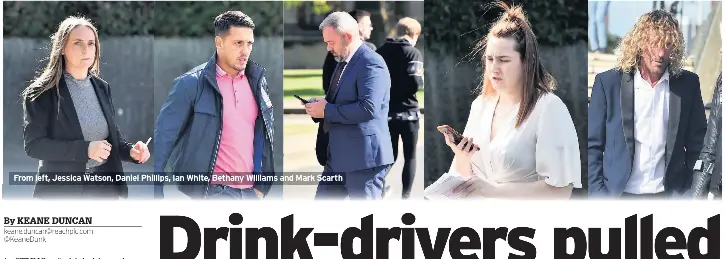 Drink-drivers pulled up before the court - PressReader