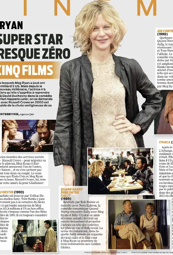 MEG RYAN DE SUPER STAR À PRESQUE ZÉRO - PressReader