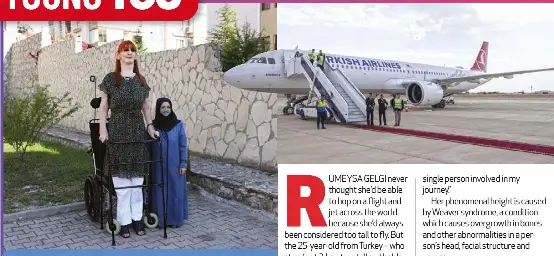 World’s tallest woman takes her first flight - PressReader
