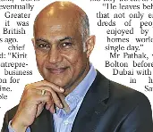 Former boss of £200m Patak’s dies in car crash - PressReader