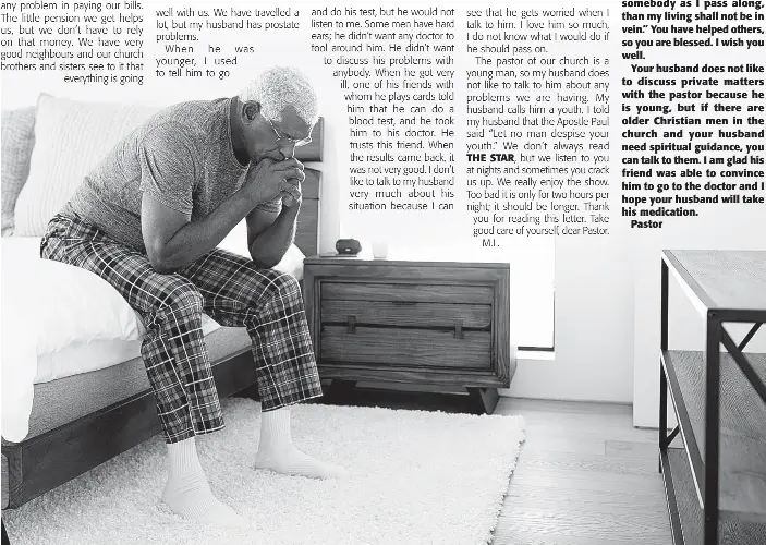 My husband is too stubborn about his health - PressReader