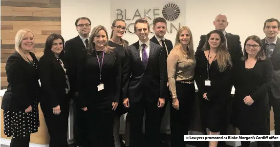 Blake Morgan promotes 15 lawyers at Cardiff office - PressReader