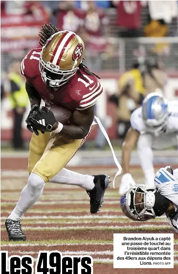 Les4 9ers terminent en lions - PressReader