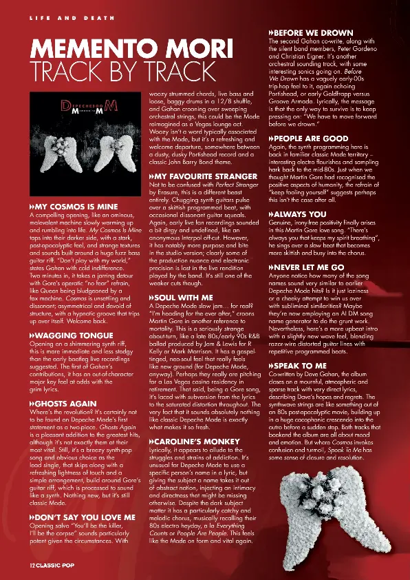 MEMENTO MORI TRACK BY TRACK - PressReader