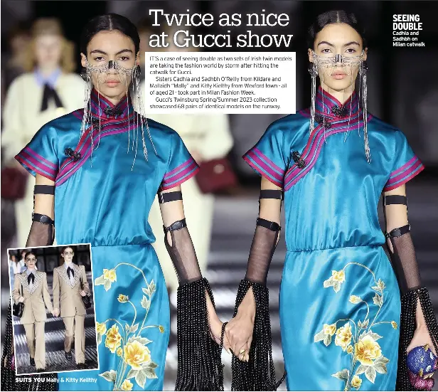 Twice as nice at Gucci show - PressReader