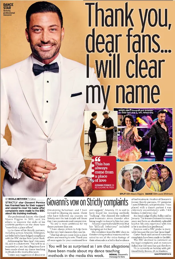 Thank you,11 dear fans... I will clear my name - PressReader