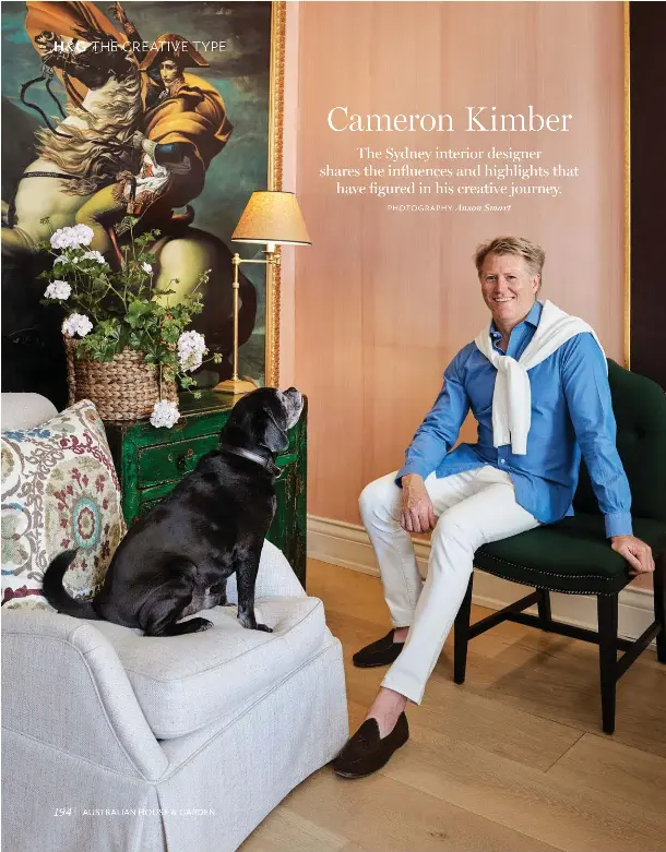 The Creative Type Sydney interior designer Cameron Kimber. - PressReader