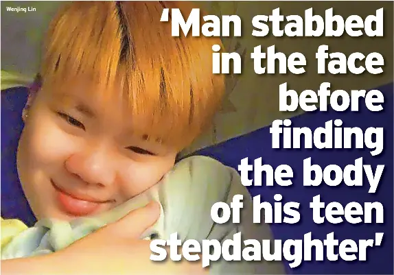 ‘Man stabbed in the face before finding the body of his teen stepdaught ...
