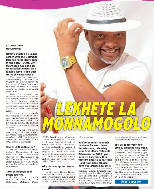 LEKHETE LA MONNAMOGOL­O - PressReader