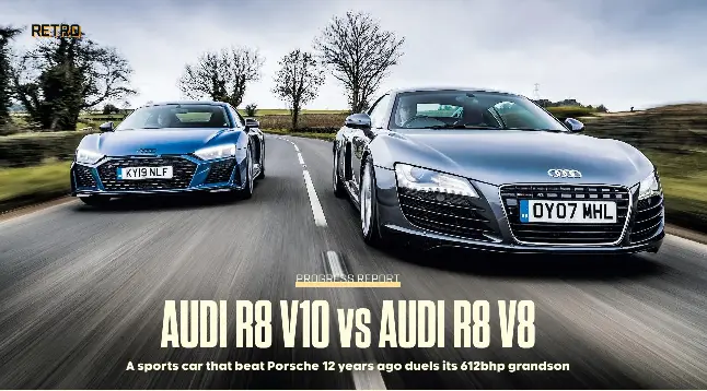 AUDI R8 V10 vs AUDI R8 V8 - PressReader