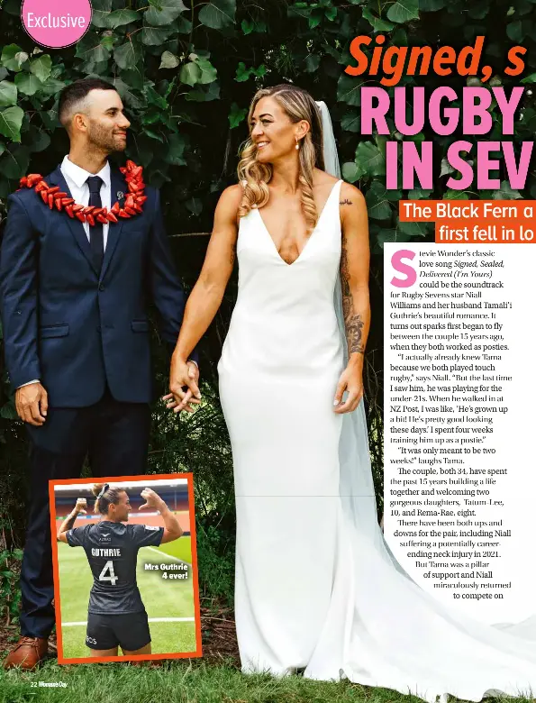 Signed, sealed, delivered RUGBY STAR NIALL’S IN SEVENS HEAVEN! - PressReader