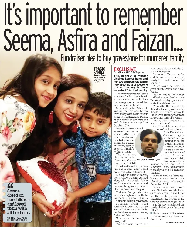 It’s important to remember Seema, Asfira and Faizan... - PressReader