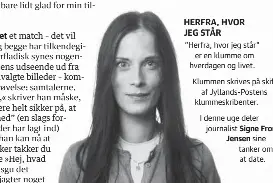 Her er graensen mellem et selvtillid­sboost og en spand koldt vand i ...