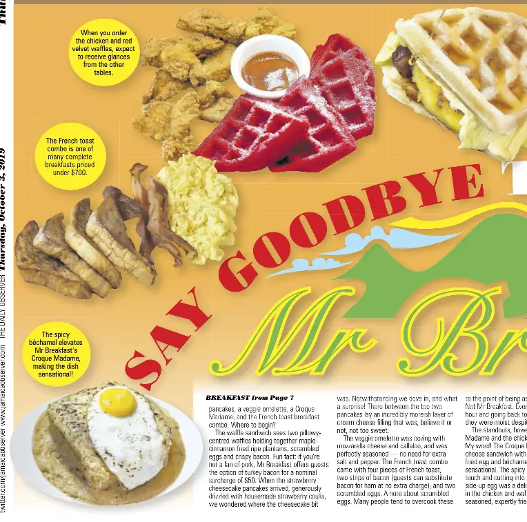 SAY GOODBYE TO BORING WITH Mr Breakfast - PressReader