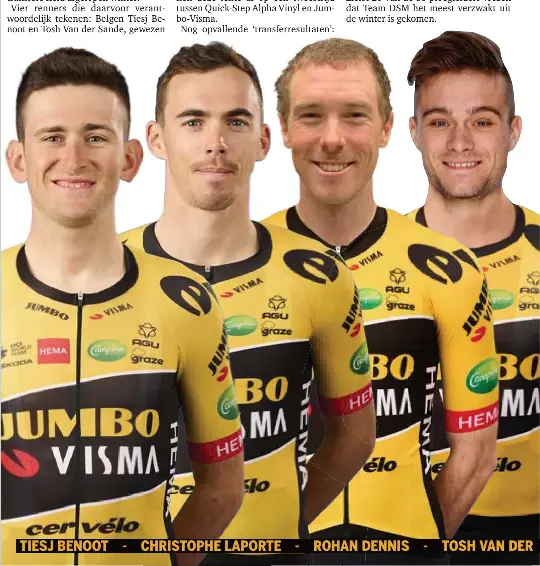 Jumbo-Visma is nu al de grote winnaar - PressReader