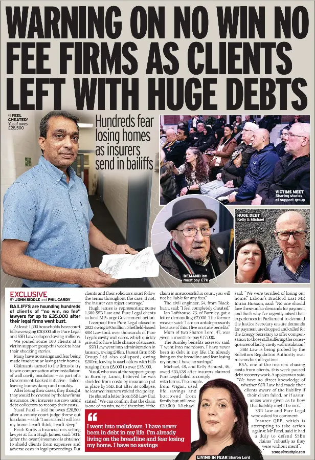 WARNING ON NO WIN NO FEE FIRMS AS CLIENTS LEFT WITH HUGE DEBTS - PressReader