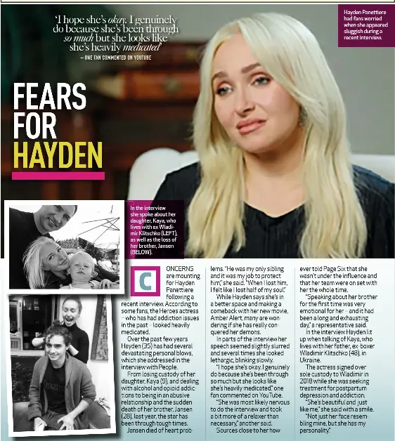 FEARS FOR HAYDEN - PressReader