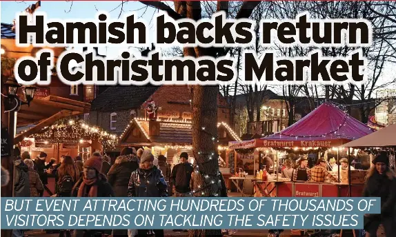 Hamish backs return of Christmas Market - PressReader