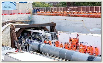 HS2 TBM Sushila starts its journey to Greenford… …and Florence and ...