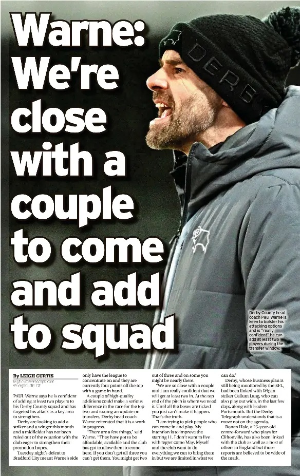 Warne: We’re close with a couple to come and add to squad - PressReader