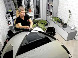 UKRAINIAN ADVENTURER DRAWS ON CAMPING SKILLS TO PREPARE FOR HARSH WINTER - PressReader