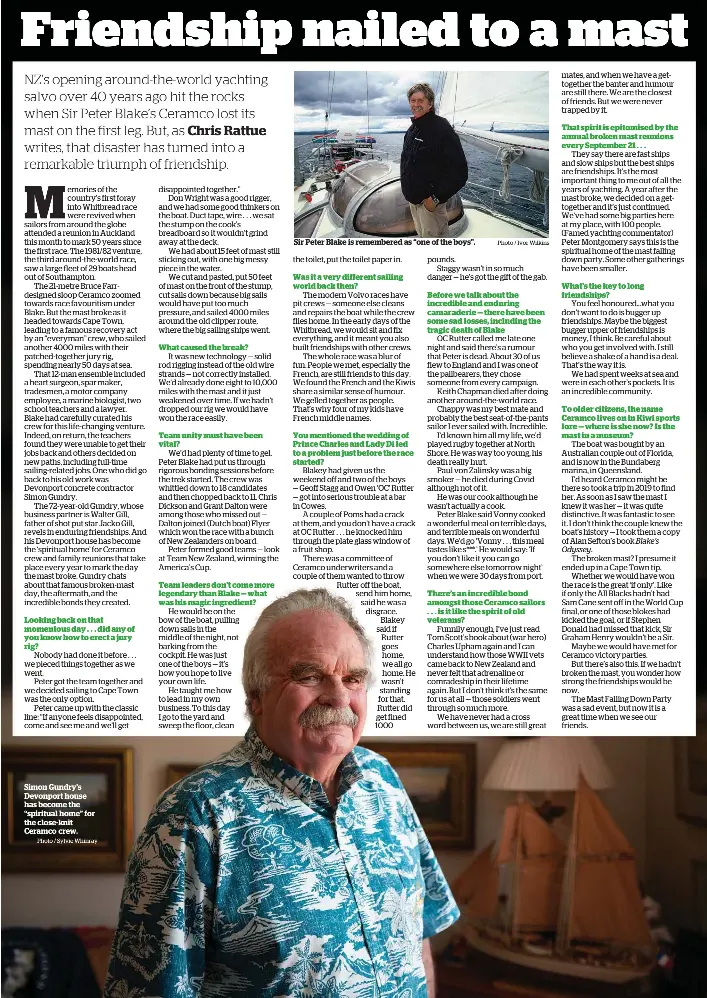 Friendship nailed to a mast - PressReader