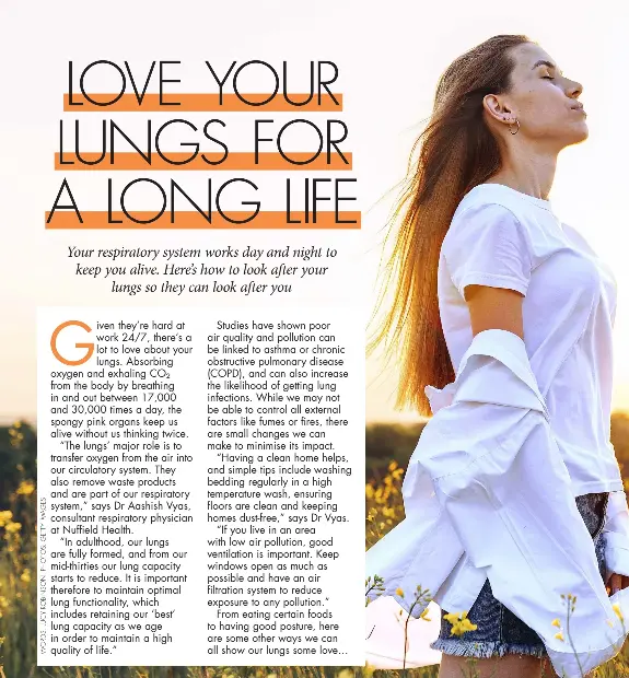 Love Your Lungs for a Long Life - PressReader