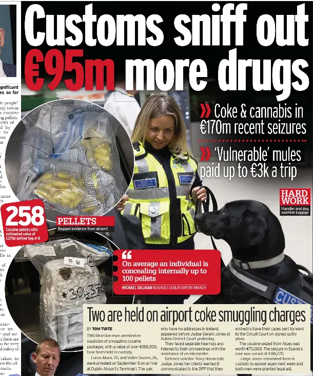 Customs sniff out €95m more drugs - PressReader