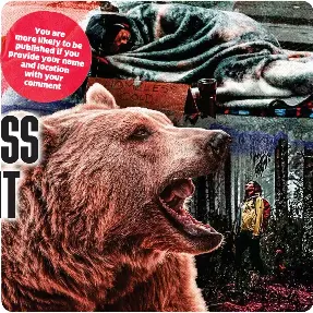 MEN VERSUS BEARS AND WHY KINDNESS IS IMPORTANT - PressReader