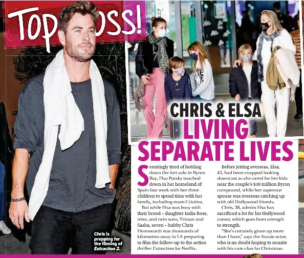 CHRIS & ELSA LIVING SEPARATE LIVES - PressReader