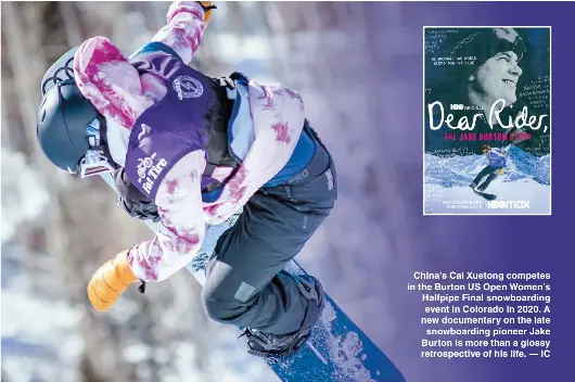 Jake Burton alive and bristling in ‘Dear Rider’ documentar­y film ...