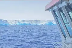 Ship crosses paths with world’s largest iceberg as it drifts out of ...