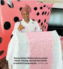 Nurse advocates for safe abortions in public hospitals - PressReader