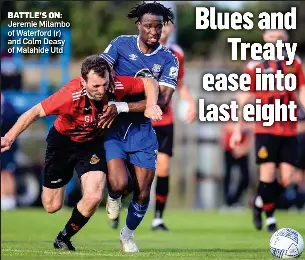 Blues and Treaty ease into last eight - PressReader