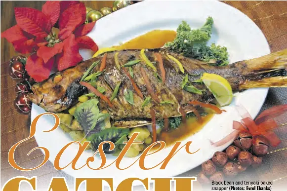 Black Bean and Teriyaki Baked Snapper - PressReader