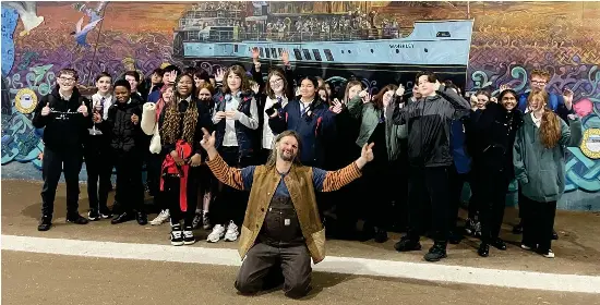 New ship-shape artwork in Alloway Rail Tunnel - PressReader