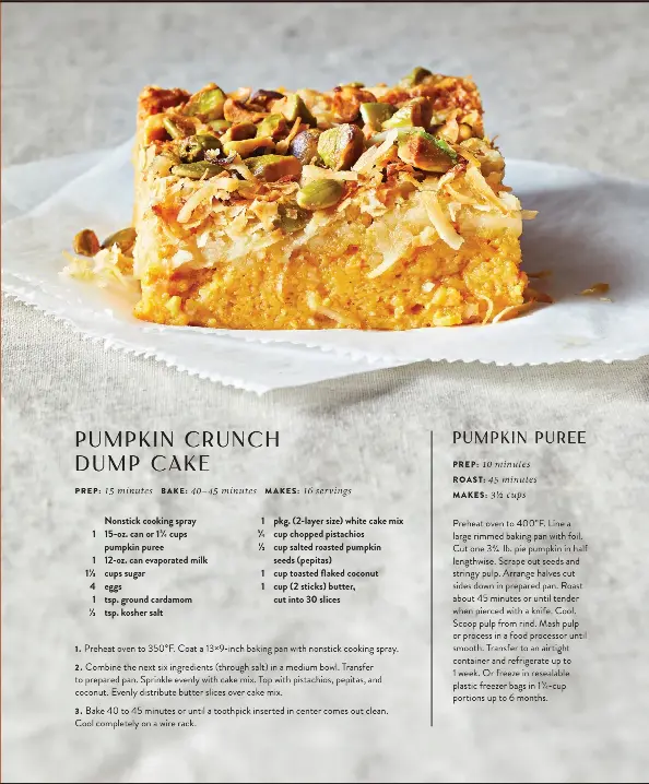 PUMPKIN CRUNCH DUMP CAKE - PressReader