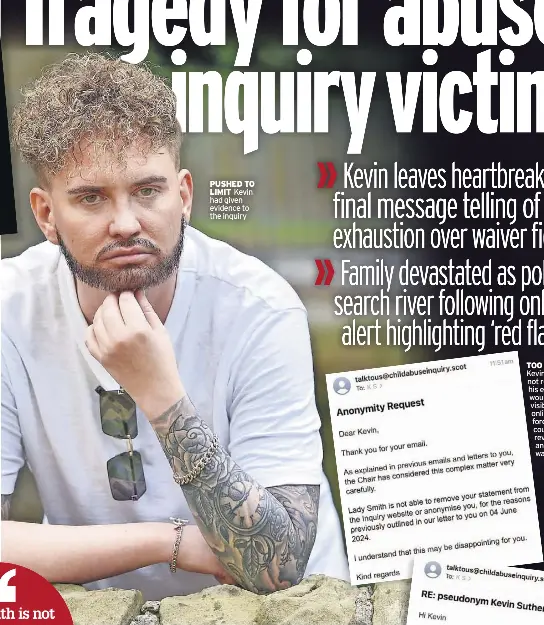 Tragedy for abuse inquiry victim - PressReader