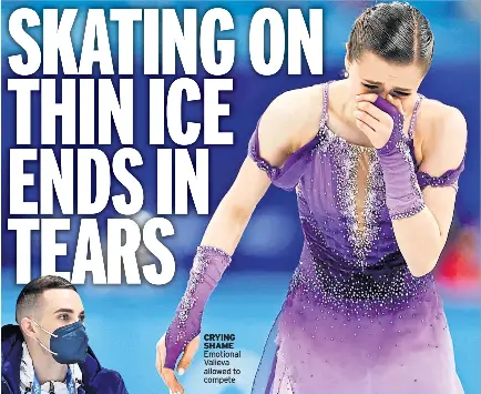 SKATING ON THIN ICE ENDS IN TEARS - PressReader
