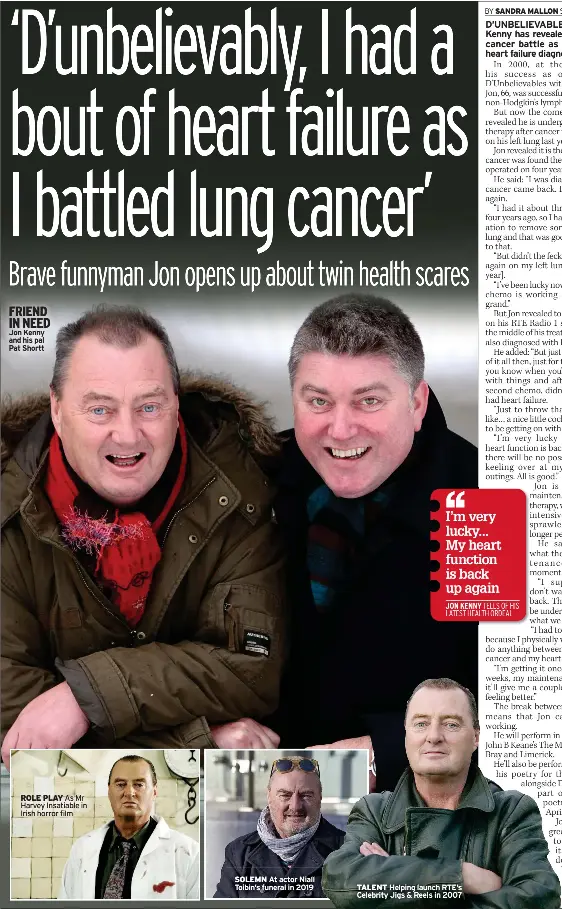 ‘D’unbelievab­ly, I had a bout of heart failure as I battled lung ...