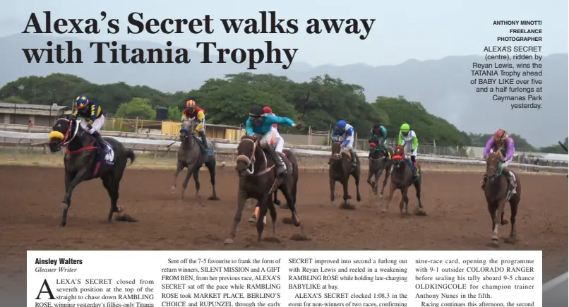 Alexa’s Secret walks away with Titania Trophy - PressReader
